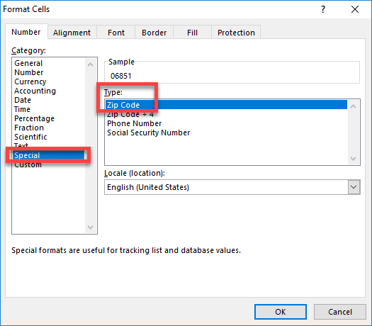 Exporting Zip Codes to include the leading zero – The SmartDesk